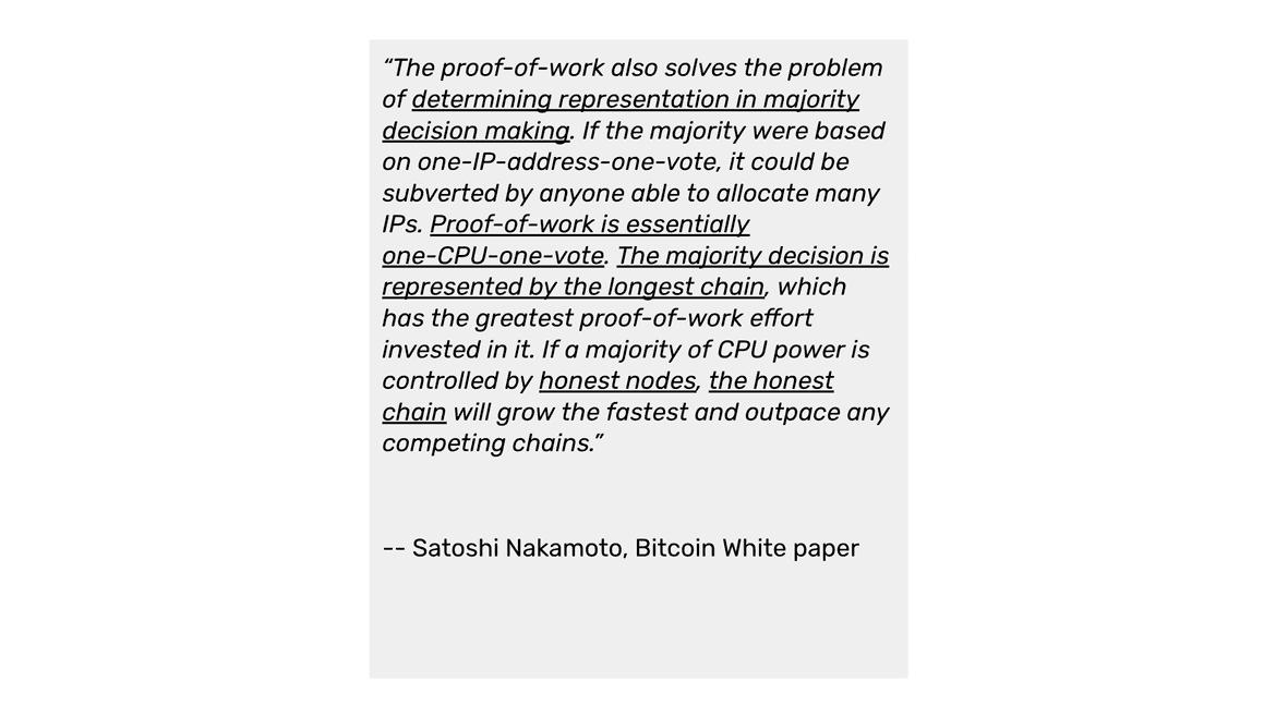 ETC Proof of Work Course: 24. Proof of Work Is Not Voting - Ethereum ...
