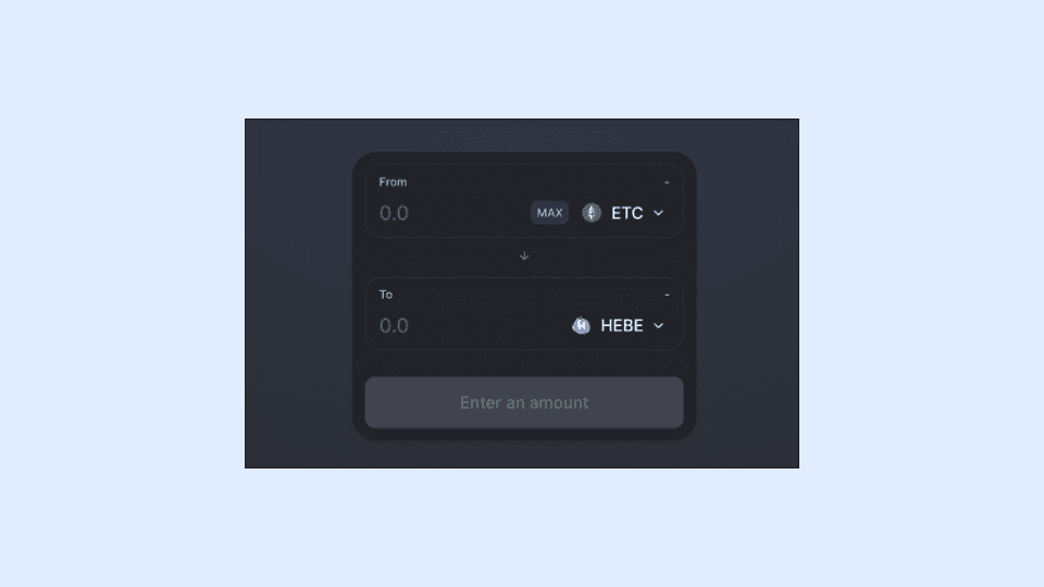 Ecosystem Spotlight: HebeSwap Part I - Ethereum Classic
