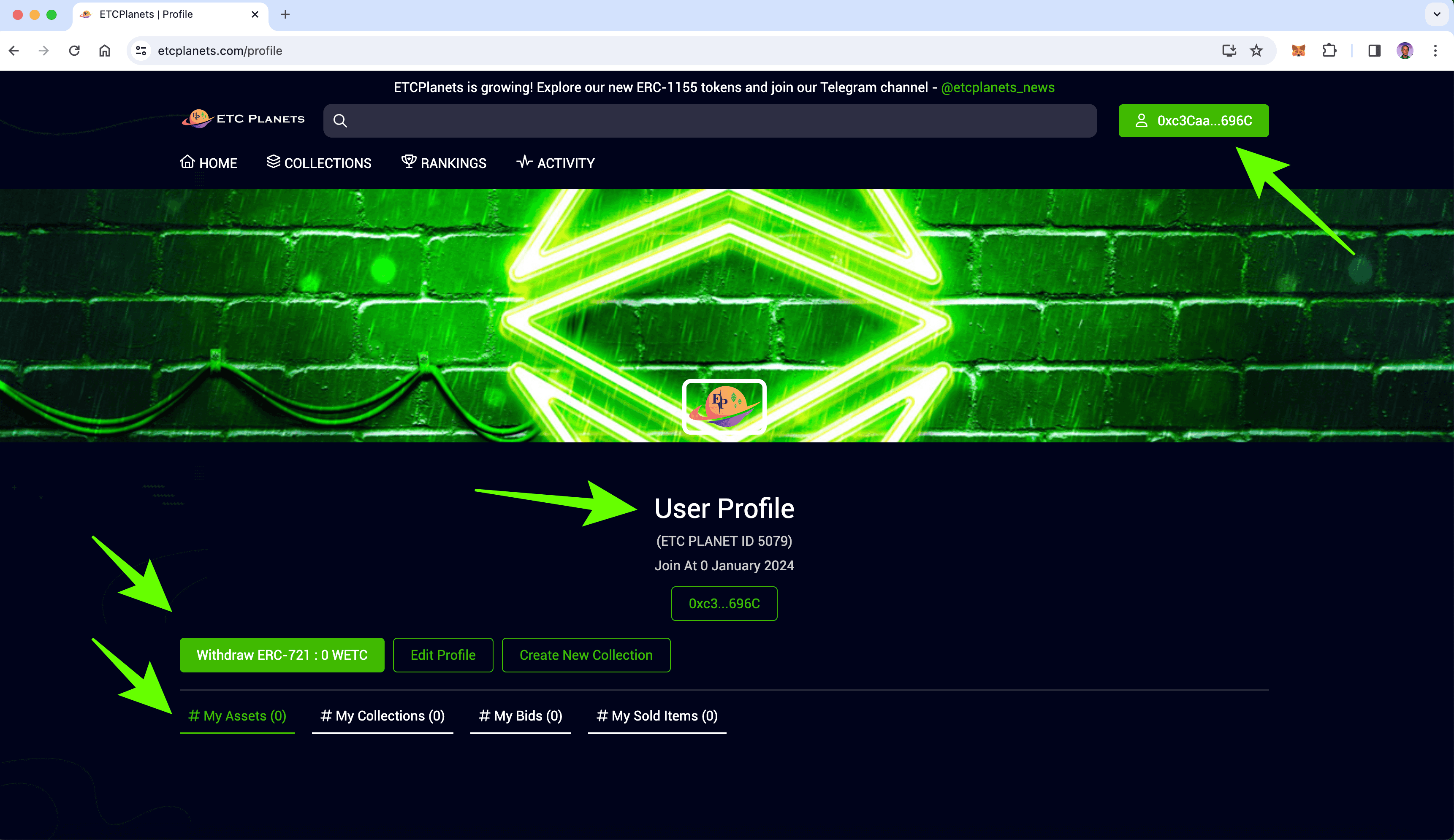 ETC Ecosystem Spotlight: ETCPlanets - Ethereum Classic